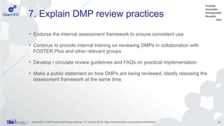 Results of the Horizon 2020 DMP template survey | PPT