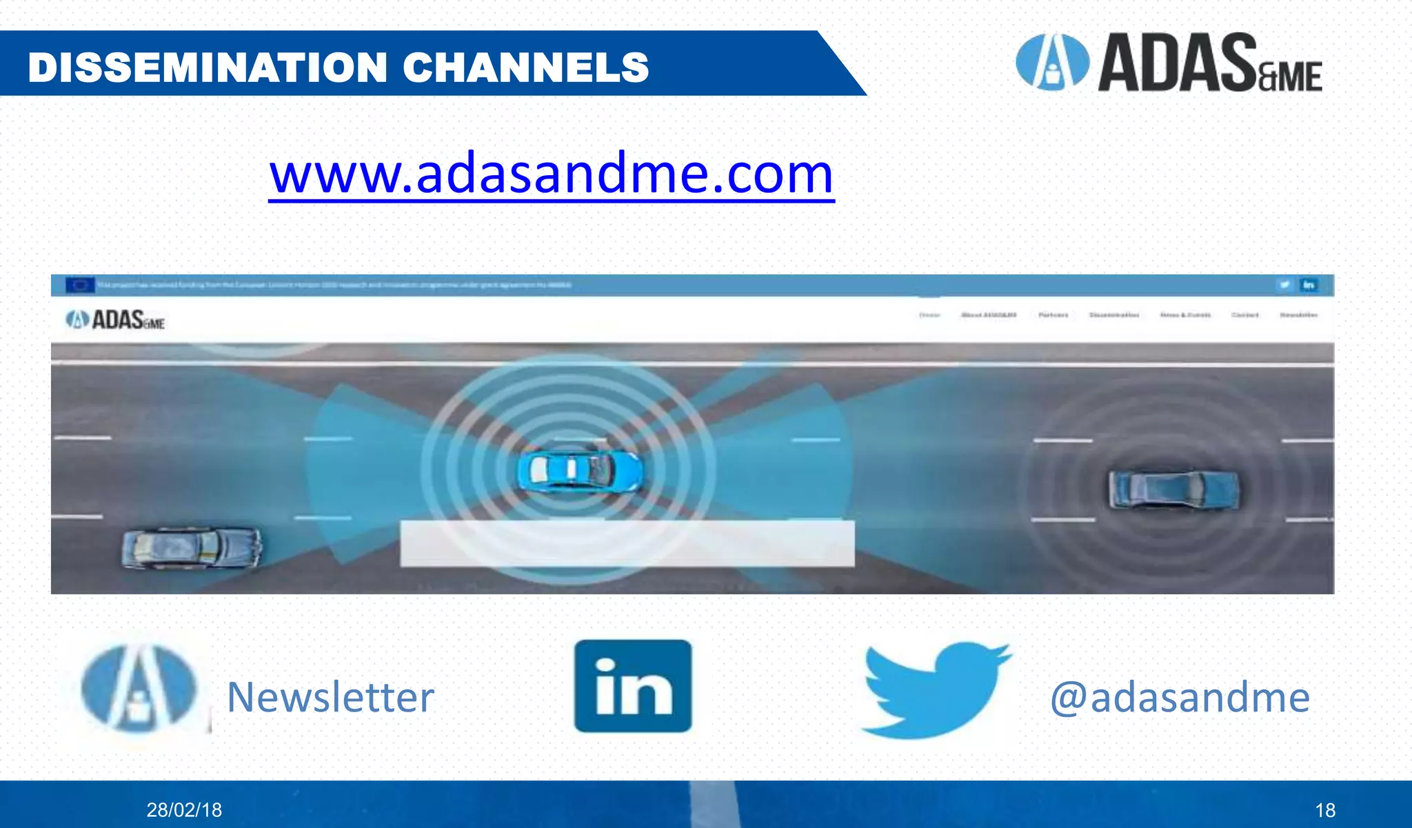 ADAS&ME Presentation - H2020 ERTRAC | PPTX