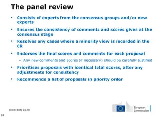Horizon 2020 Proposal evaluation | PDF