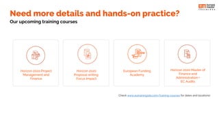 Horizon 2020 proposal writing tips | PDF