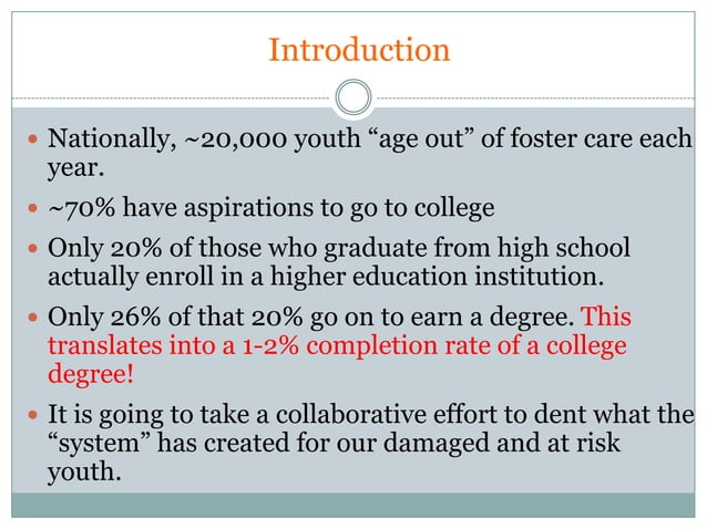 Achievement Gap within Foster Youth | PPT