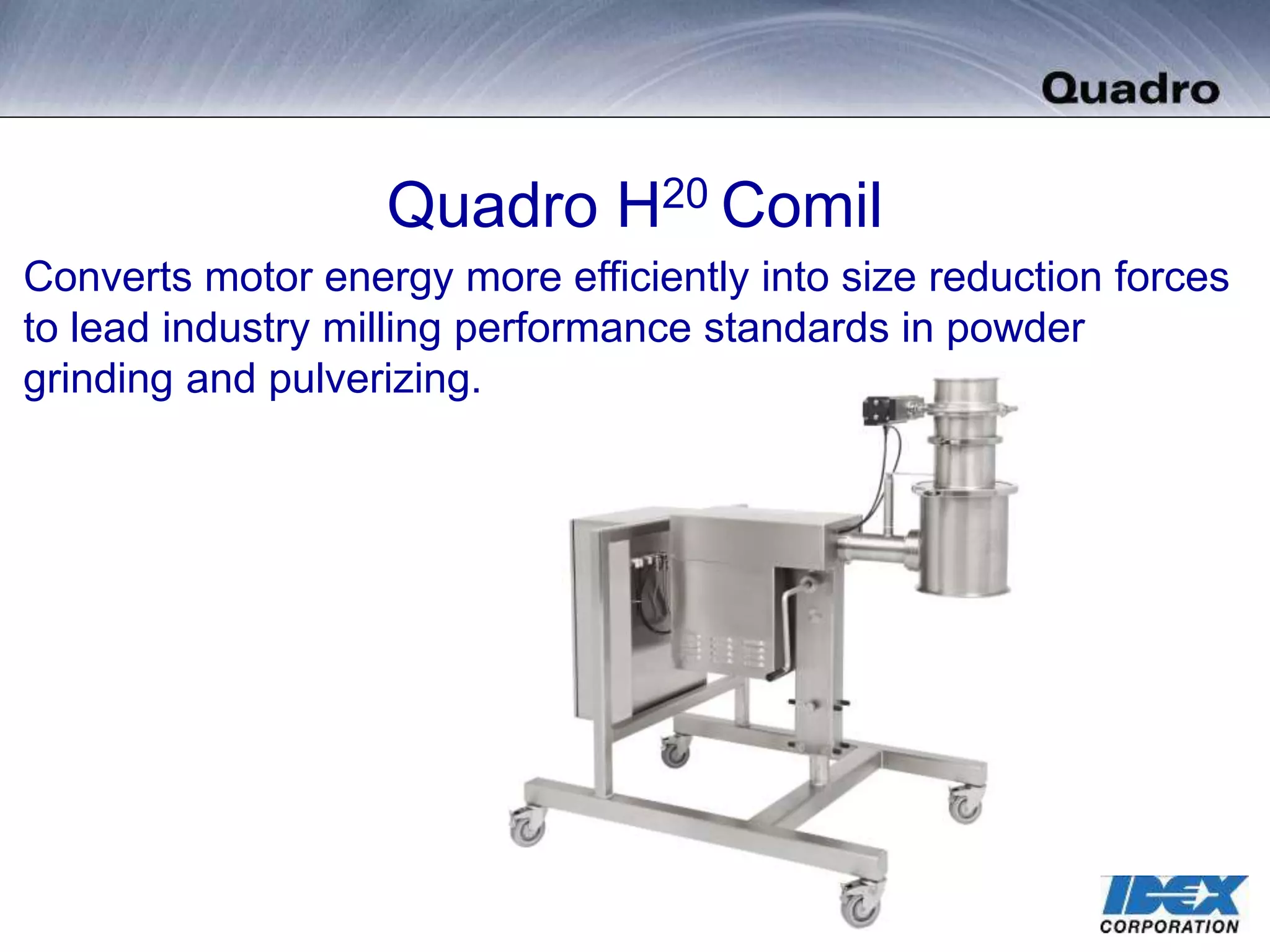 QUADRO H20 Comil – High Energy Comil | PPTX