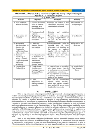 MGA HAMON SA PAGTUTURO NG MGA GURO SA ASIGNATURANG FILIPINO SA PANAHON NG NEW NORMAL SA STATE ...