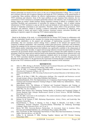 Exploring Factors Affecting the Success of TVET-Industry Partnership: A ...