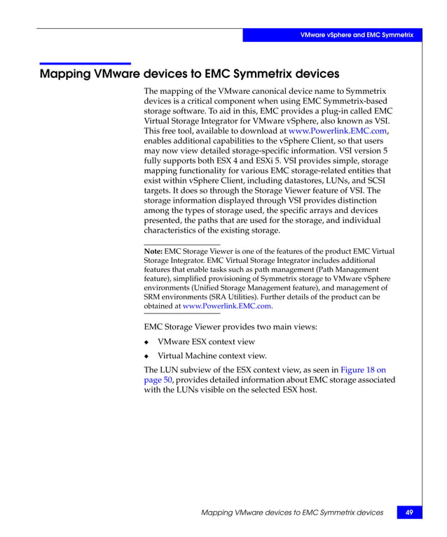 Techbook : Using EMC Symmetrix Storage in VMware vSphere Environments | PDF | Data Storage and ...