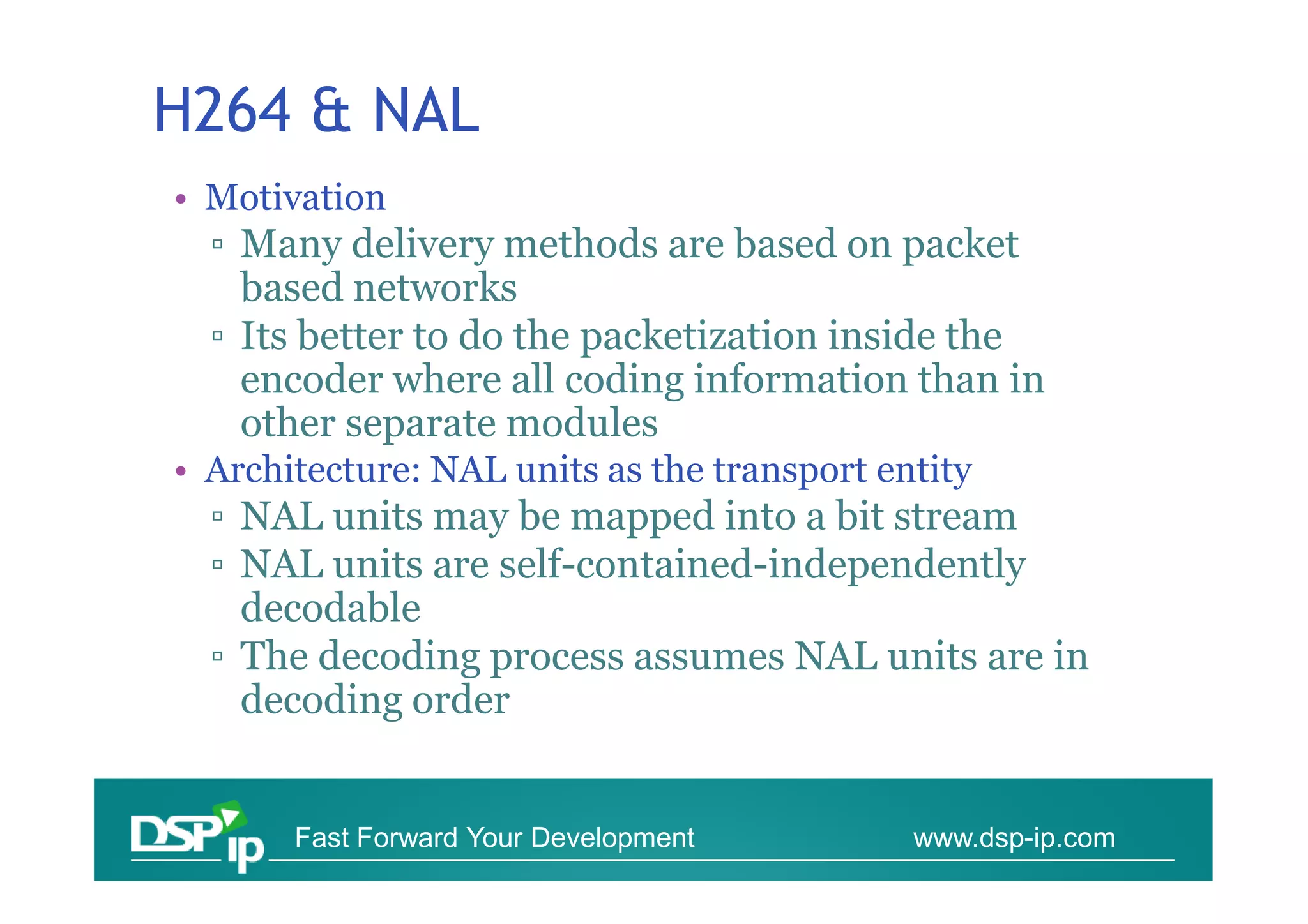 H.264 nal and RTP | PDF