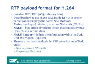 H.264 nal and RTP | PDF