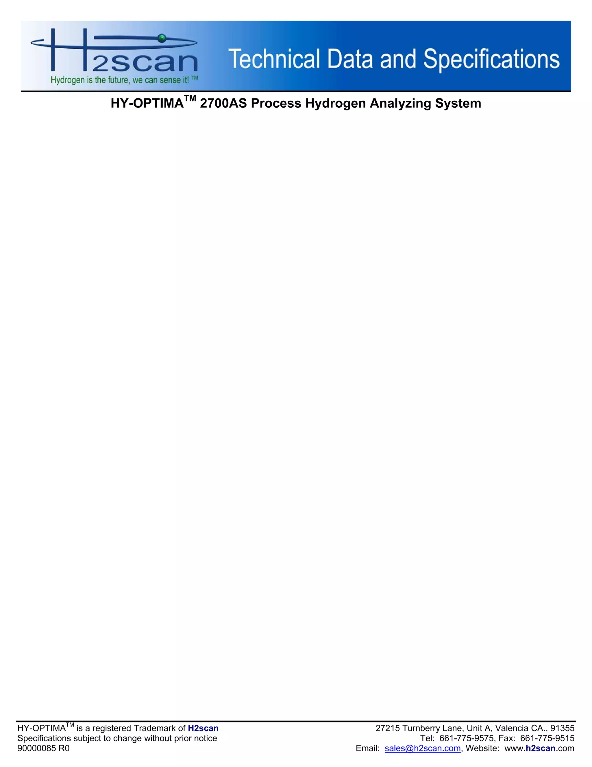 H2700as solid state sensor | PDF