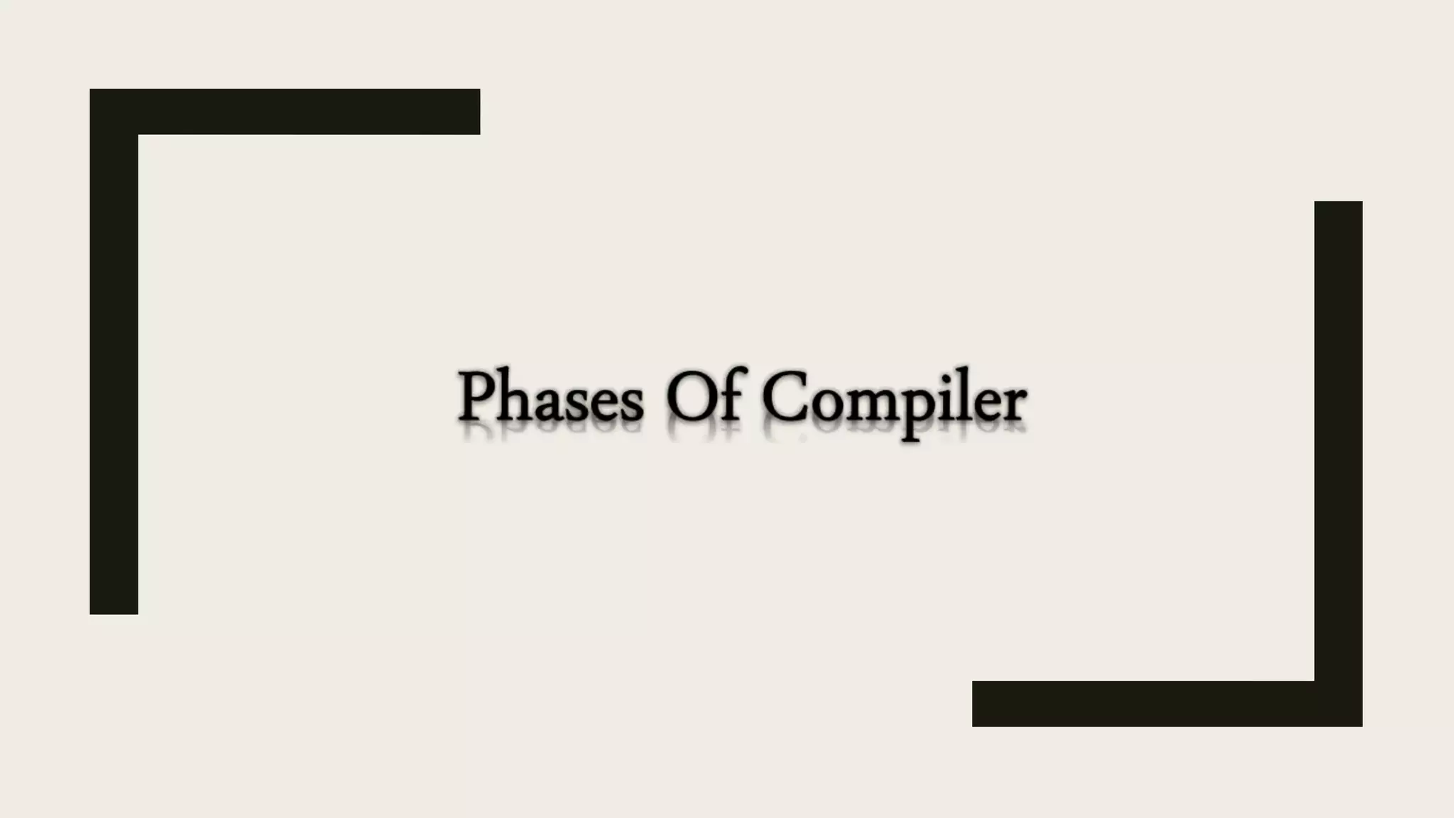 Phases of compiler | PPTX
