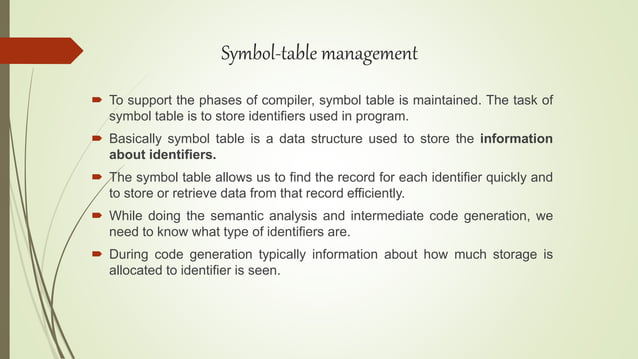 Phases of compiler | PPTX