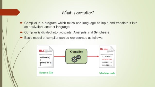 Phases of compiler