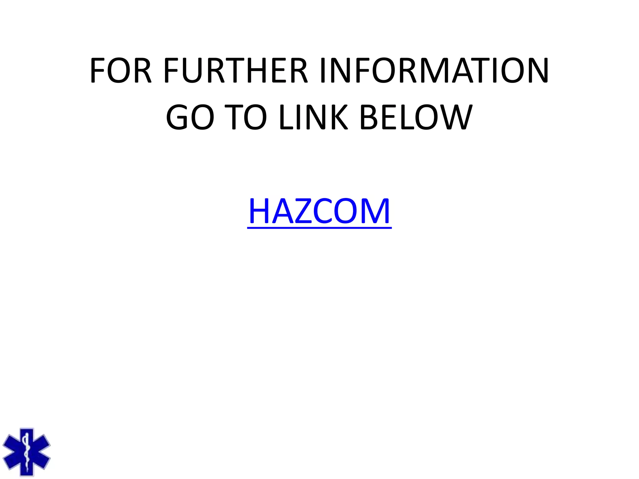 HAZCON/RIGHT TO KNOW POWERPOINT TRAINING PRESENTATION | PPTX