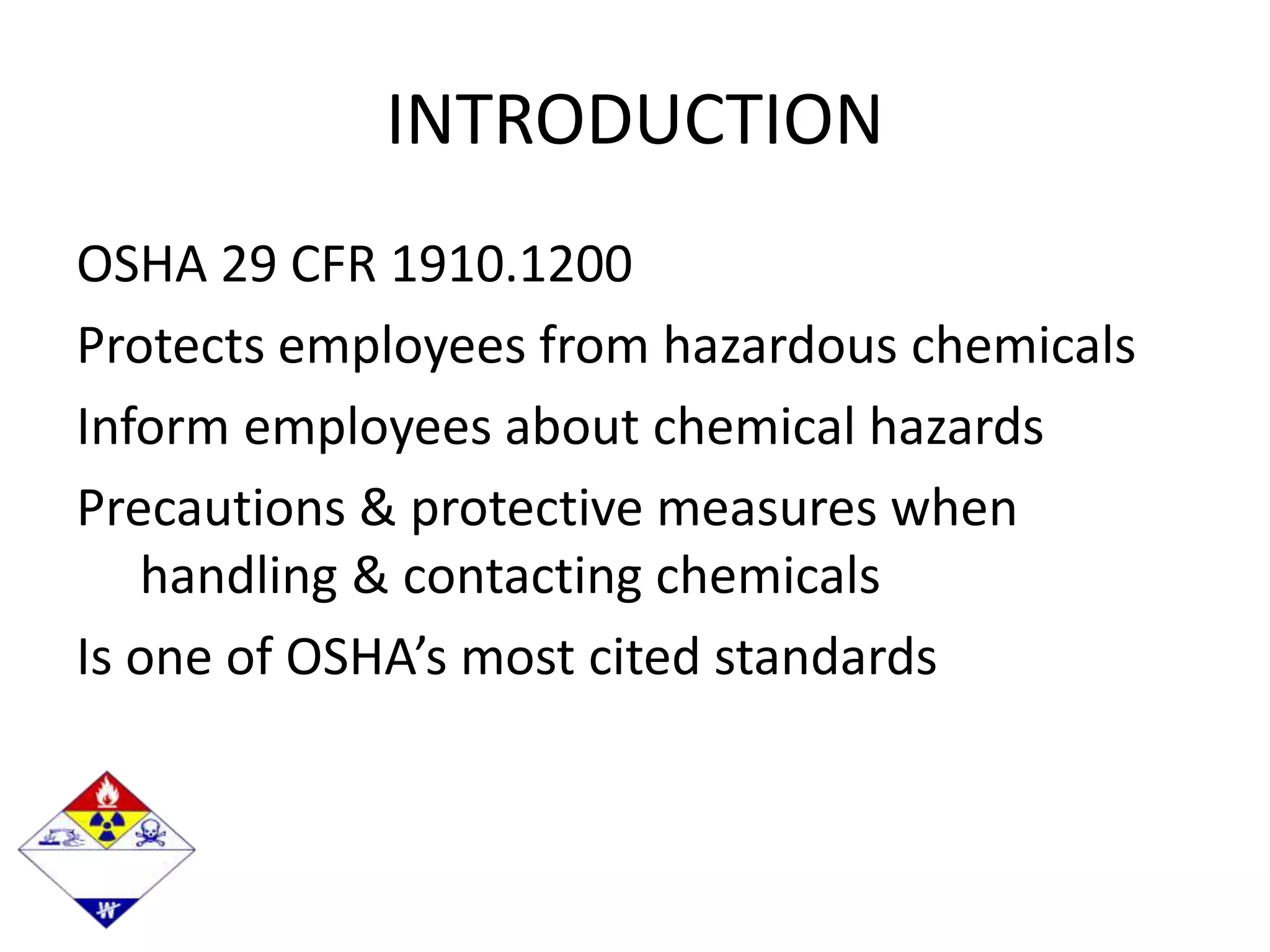 HAZCON/RIGHT TO KNOW POWERPOINT TRAINING PRESENTATION | PPTX