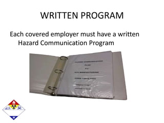 HAZCON/RIGHT TO KNOW POWERPOINT TRAINING PRESENTATION | PPTX