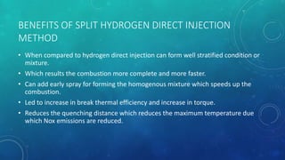 Using hydrogen in SI engine as duel fuel method.pptx | Chemistry | Science