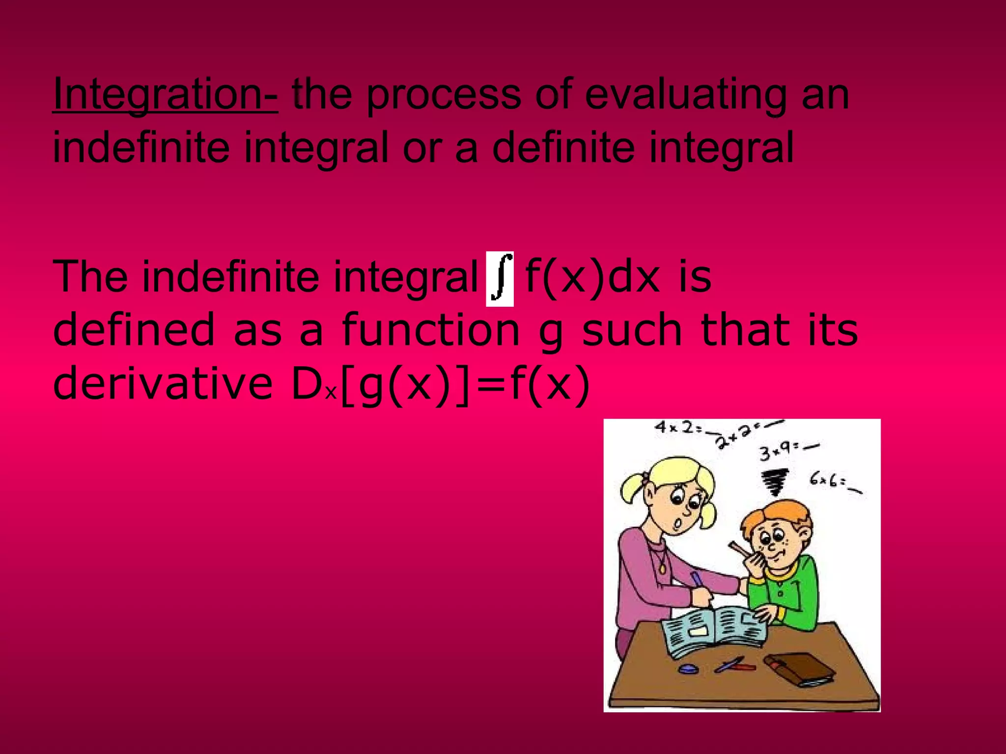 Integration and its basic rules and function. | PPT