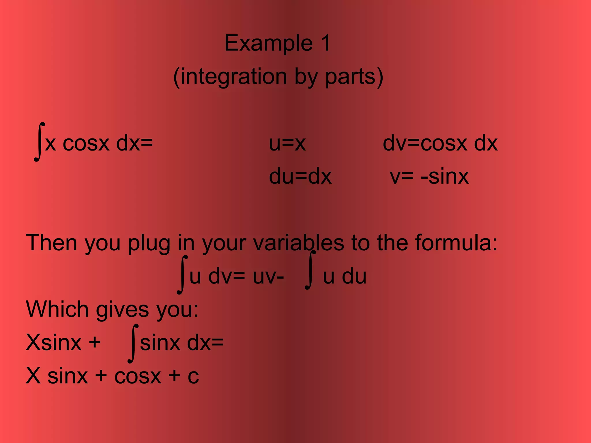 Integration and its basic rules and function. | PPT