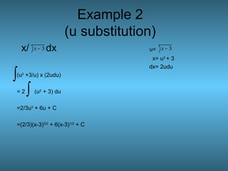 Integration and its basic rules and function. | PPT