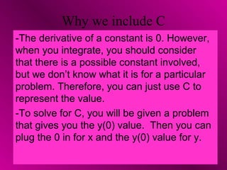 Integration and its basic rules and function. | PPT