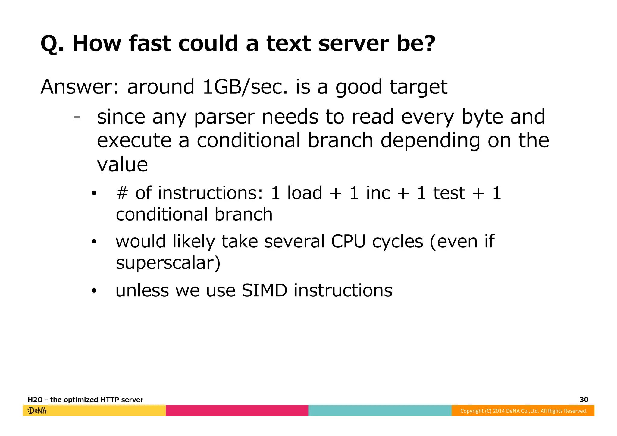 H2O - the optimized HTTP server | PPT