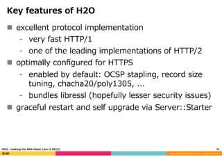 H2O - making the Web faster | PPT