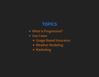 Machine Learning at Progressive with H2O | PDF