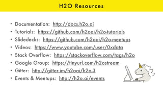 Scalable Automatic Machine Learning in H2O | PPT