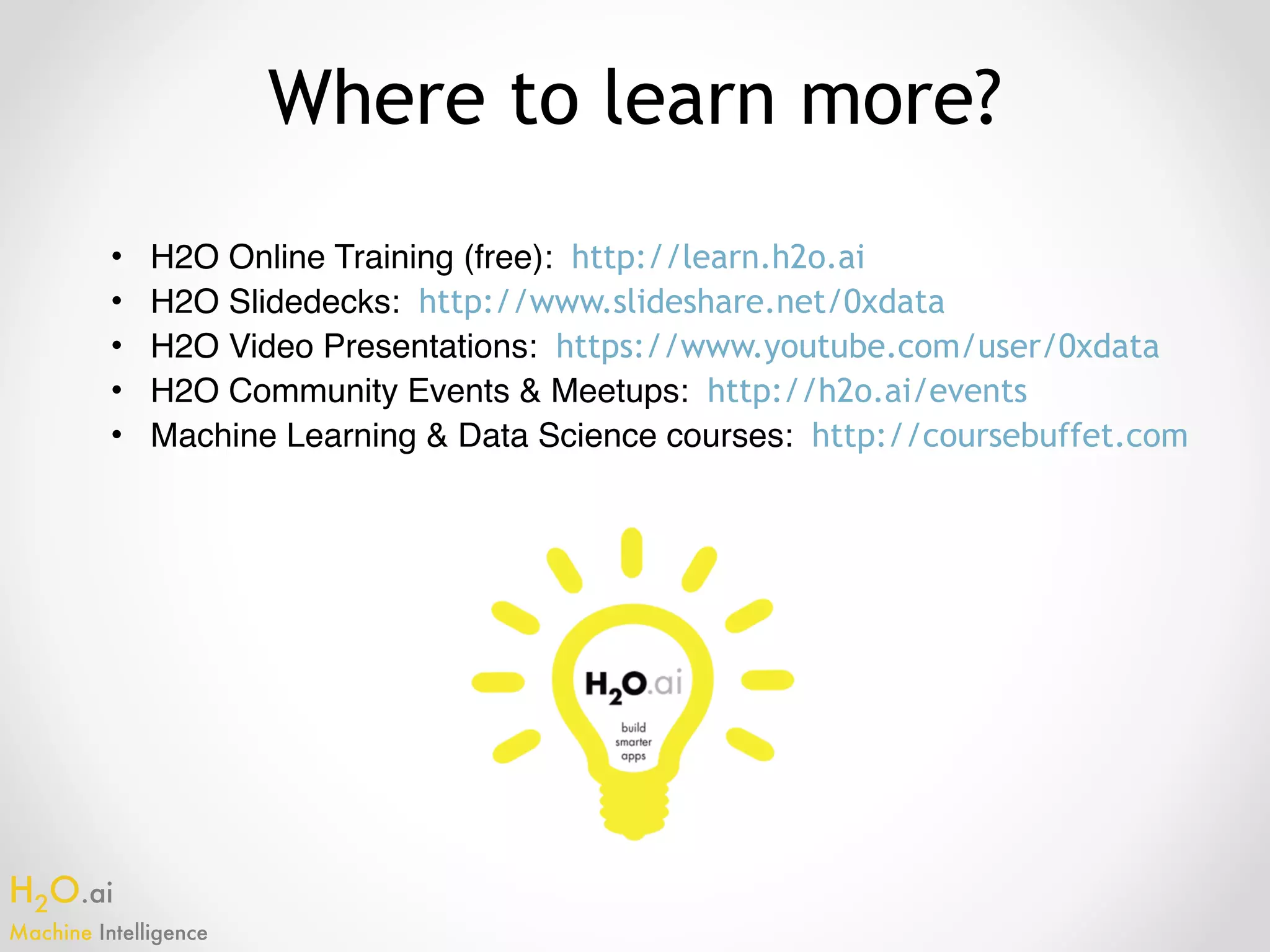 Intro to Machine Learning with H2O and AWS | PDF