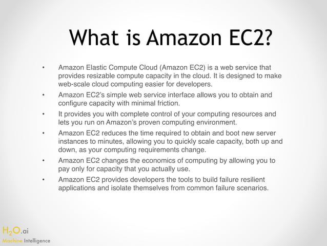Intro to Machine Learning with H2O and AWS | PDF