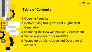 Enterprise h2o GPTe Learning Path Slide Deck | PPT