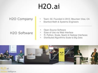 Intro to H2O Machine Learning in R at Santa Clara University | PPT