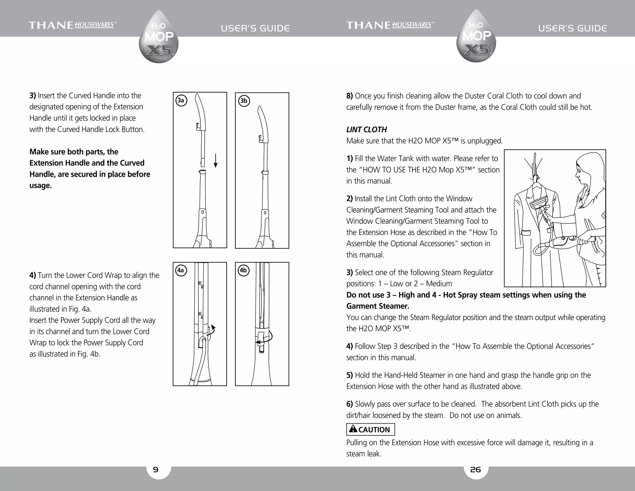 H2O Mop X5 User Guide / English | PDF