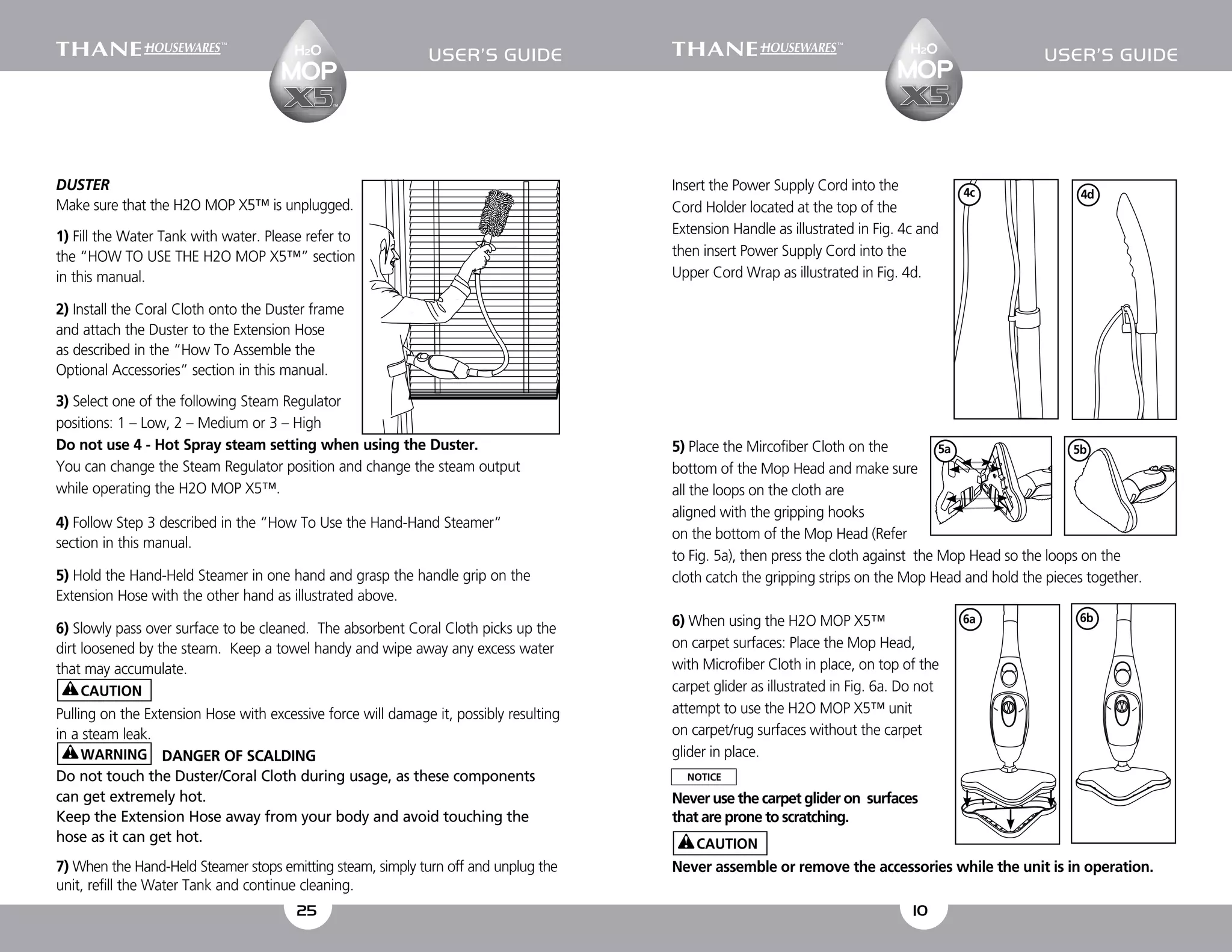 H2O Mop X5 User Guide / English | PDF