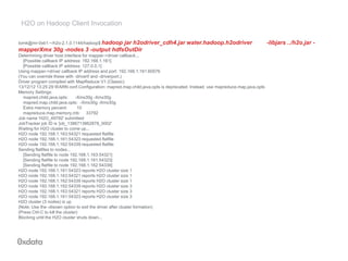 H2O on Hadoop Dec 12 | PPT | Free Download