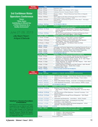 H2O - Annual Newsletter Of Water Industry Operators Of The Caribbean Volume 1 | PDF