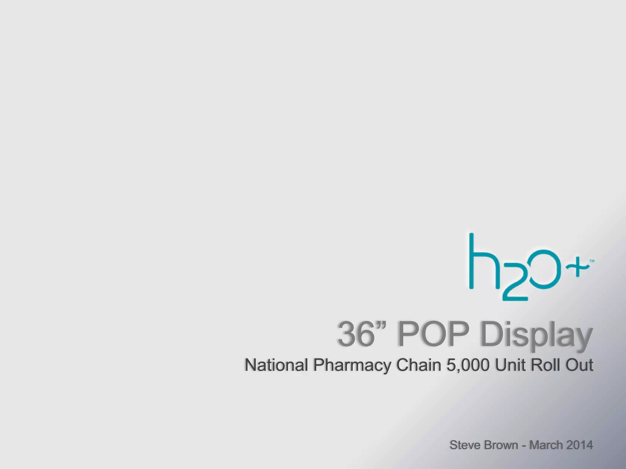 h2o+ POP | PPT