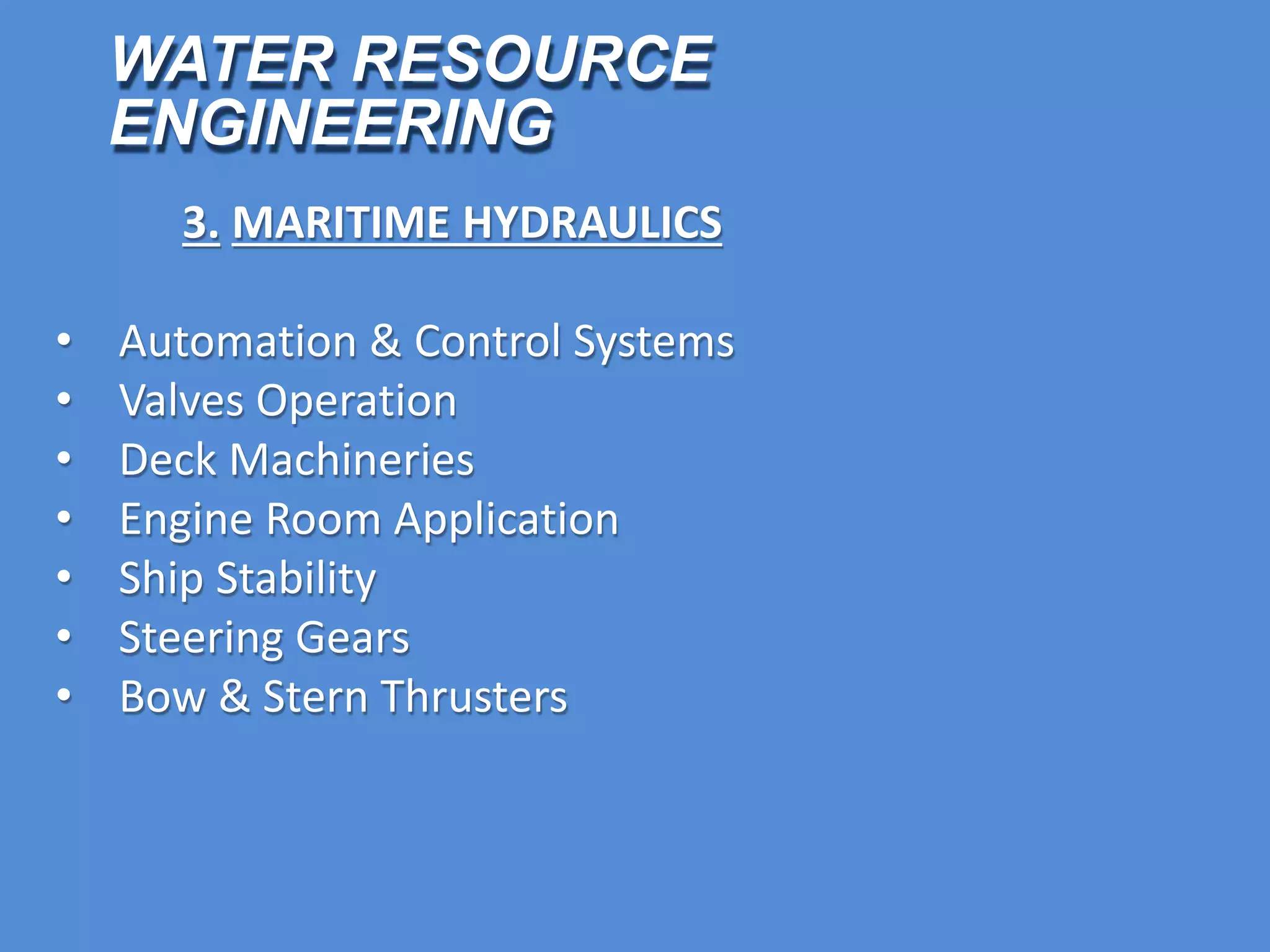 Water Resource Engineering - reporting | PPTX