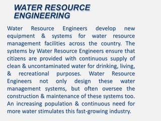 Water Resource Engineering - reporting | PPTX