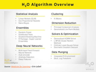 Machine Learning in H2O | PPTX