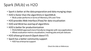 Machine Learning With H2O vs SparkML | PDF
