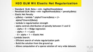 H2O World - GLM - Tomas Nykodym | PPT