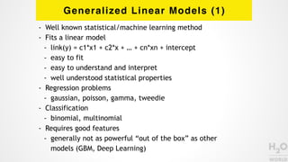 H2O World - GLM - Tomas Nykodym | PPT