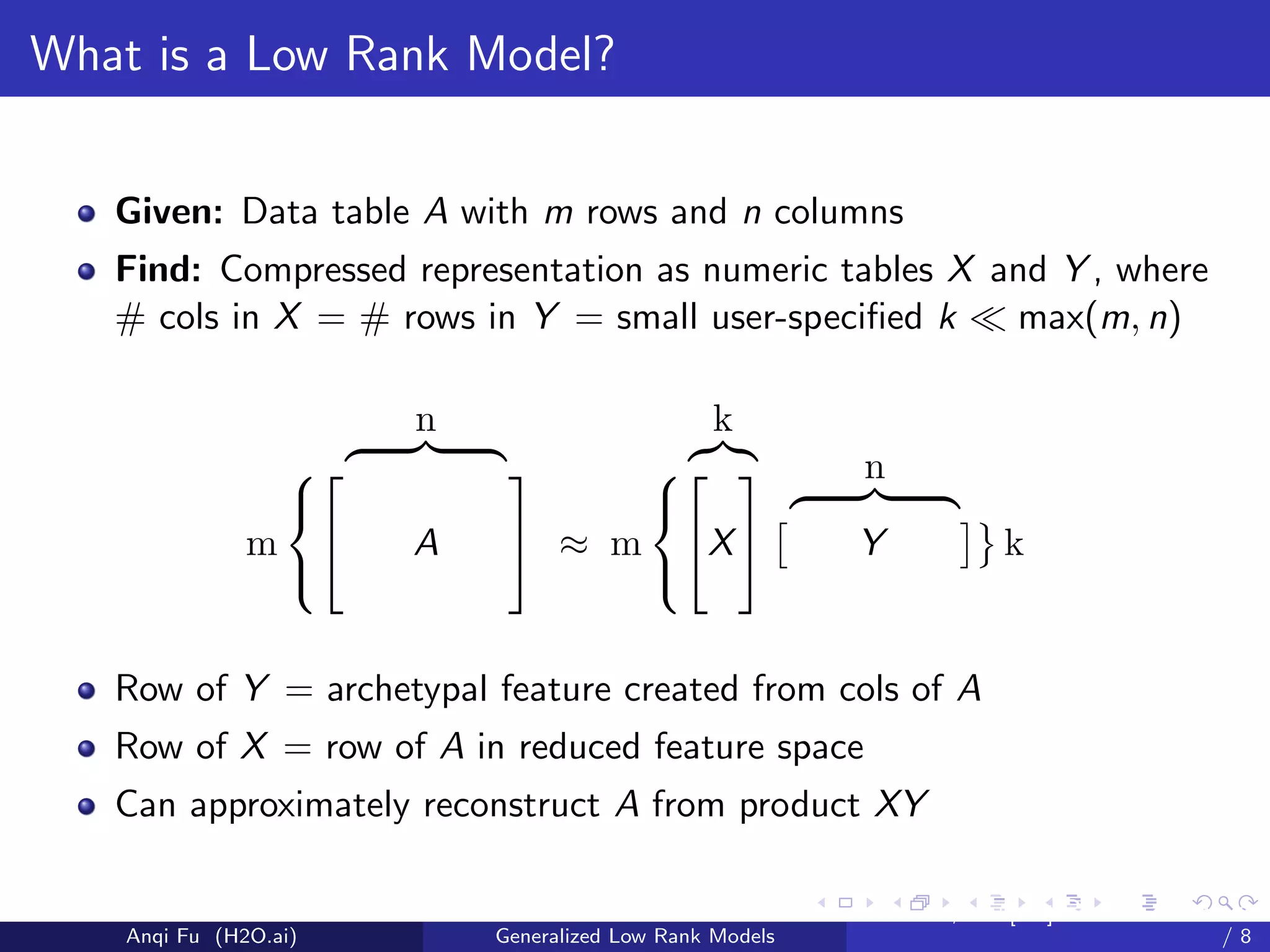 Generalized Low Rank Models | PDF