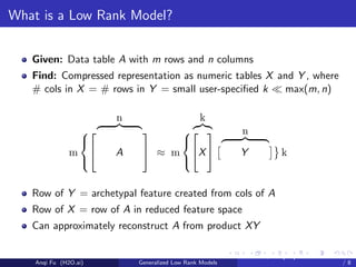 Generalized Low Rank Models | PDF