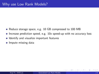 Generalized Low Rank Models | PPT