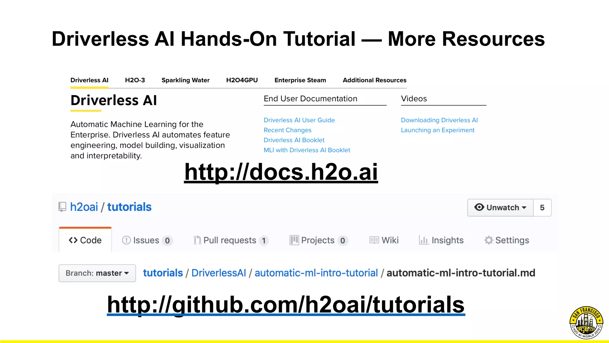 Get Behind the Wheel with H2O Driverless AI - Hands on Lab - H2O World San Francisco | PPT