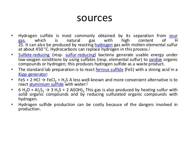 H2s Overview