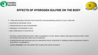 H2S Basic Training for workers to identify the Hazards and Precaution ...