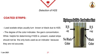 Hydrogen Sulfide Test