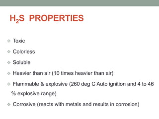 H2S HAZARDS and CONTROLS IN INDUSTRY.ppt